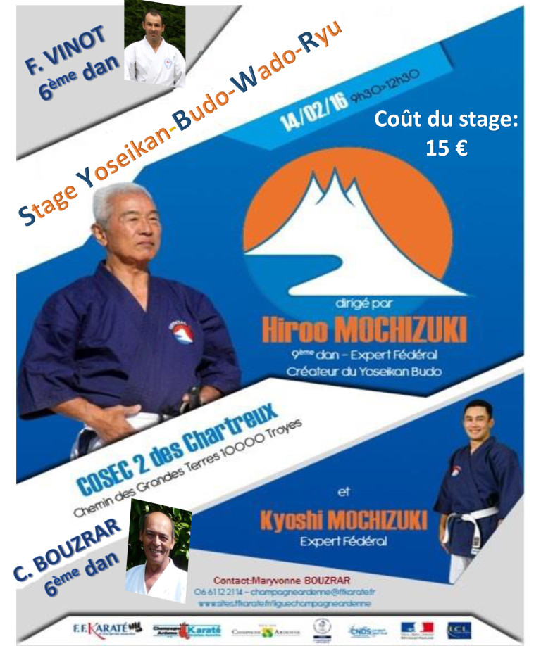 Stage avec Maître Hiroo Mochizuki | Reims Yoseikan Budo Association